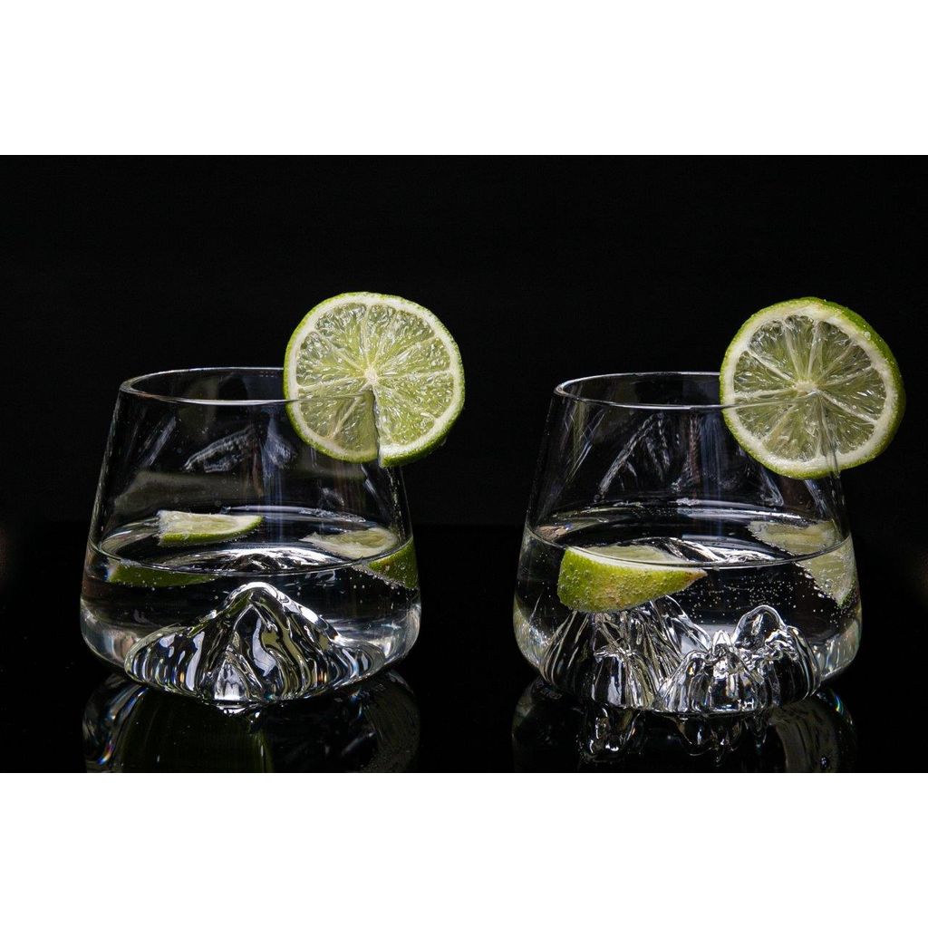 Set de 2 verres à whisky TOPOGRAPHIC : Grand Canyon et Matterhorn ...