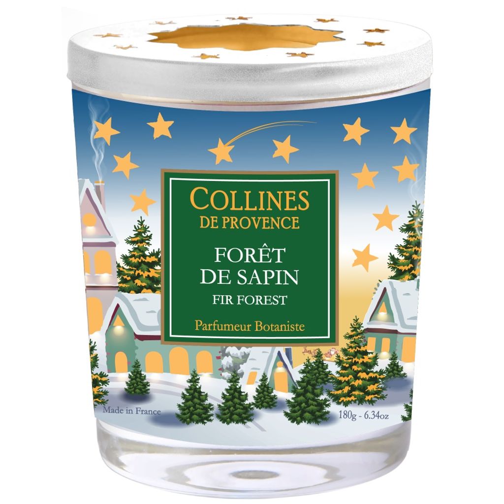 BOUGIE PARFUMÉE forêt de sapin 180 G Collines de Provence - Ambiance ...