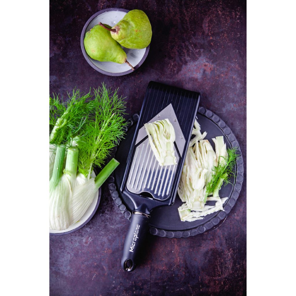 Mandoline lame v avec lame à julienne Microplane® - Culinarion