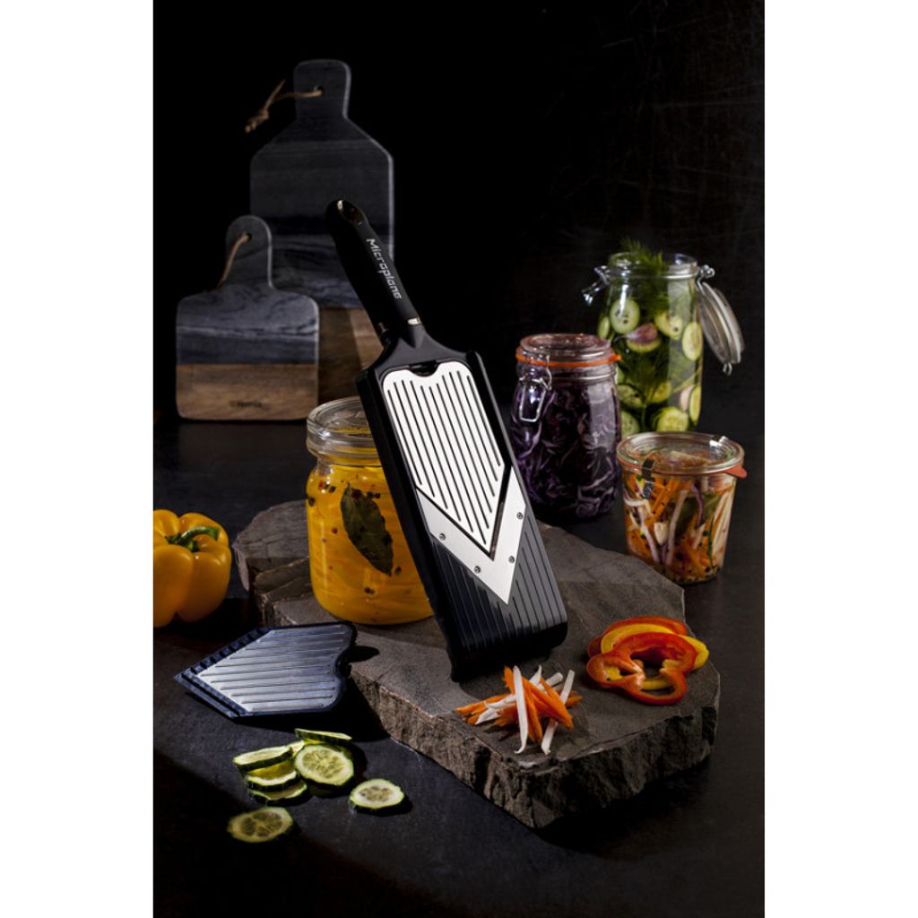 Mandoline lame v avec lame à julienne Microplane® - Culinarion