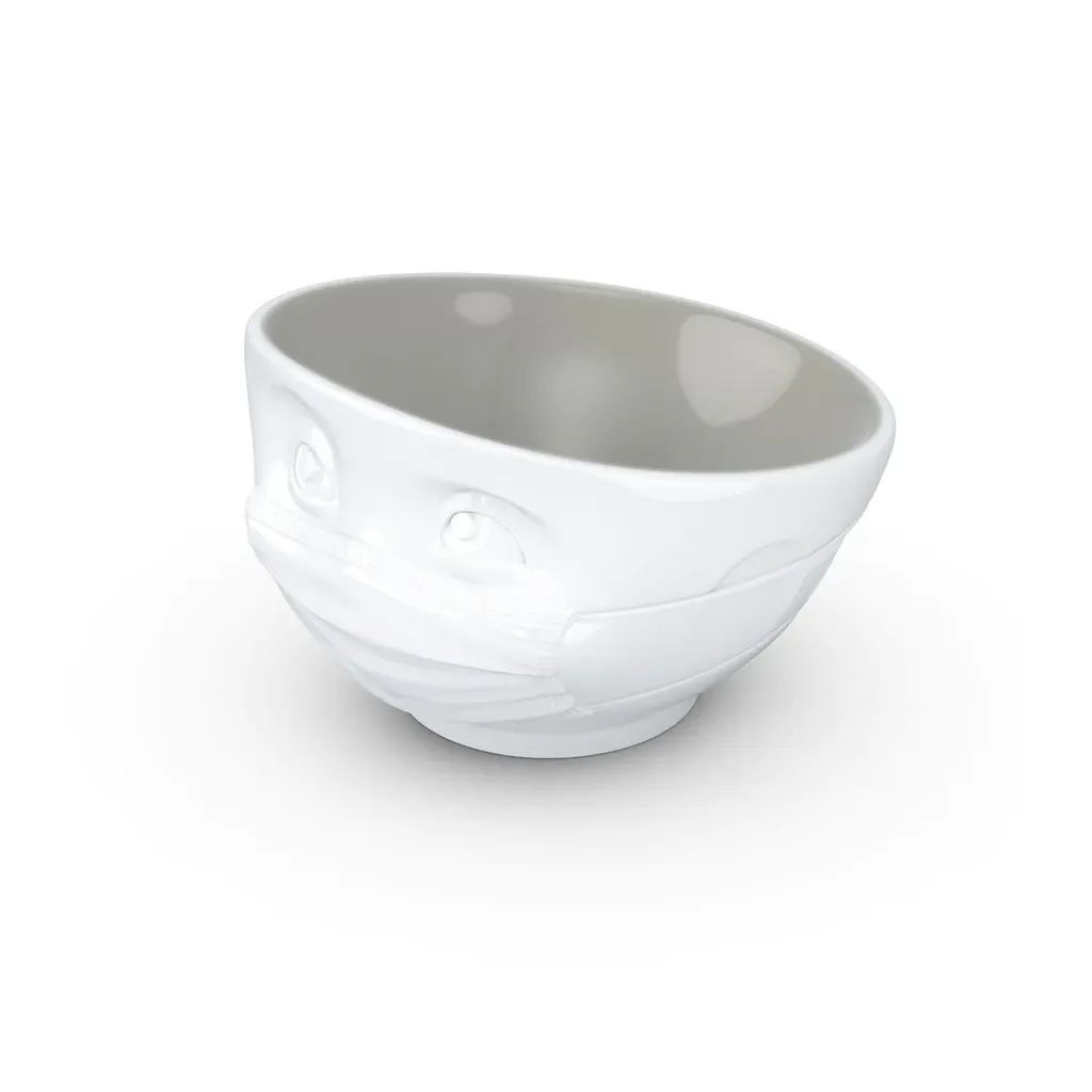 Bol visage Confiant 50cl gris TASSEN - Ambiance & Styles