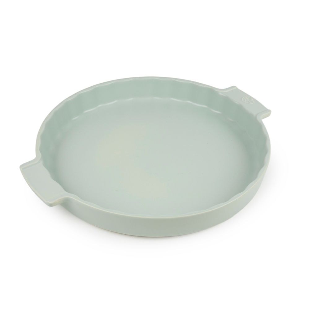 Plat à tarte Appolia vert sauge 30 cm Peugeot - Culinarion