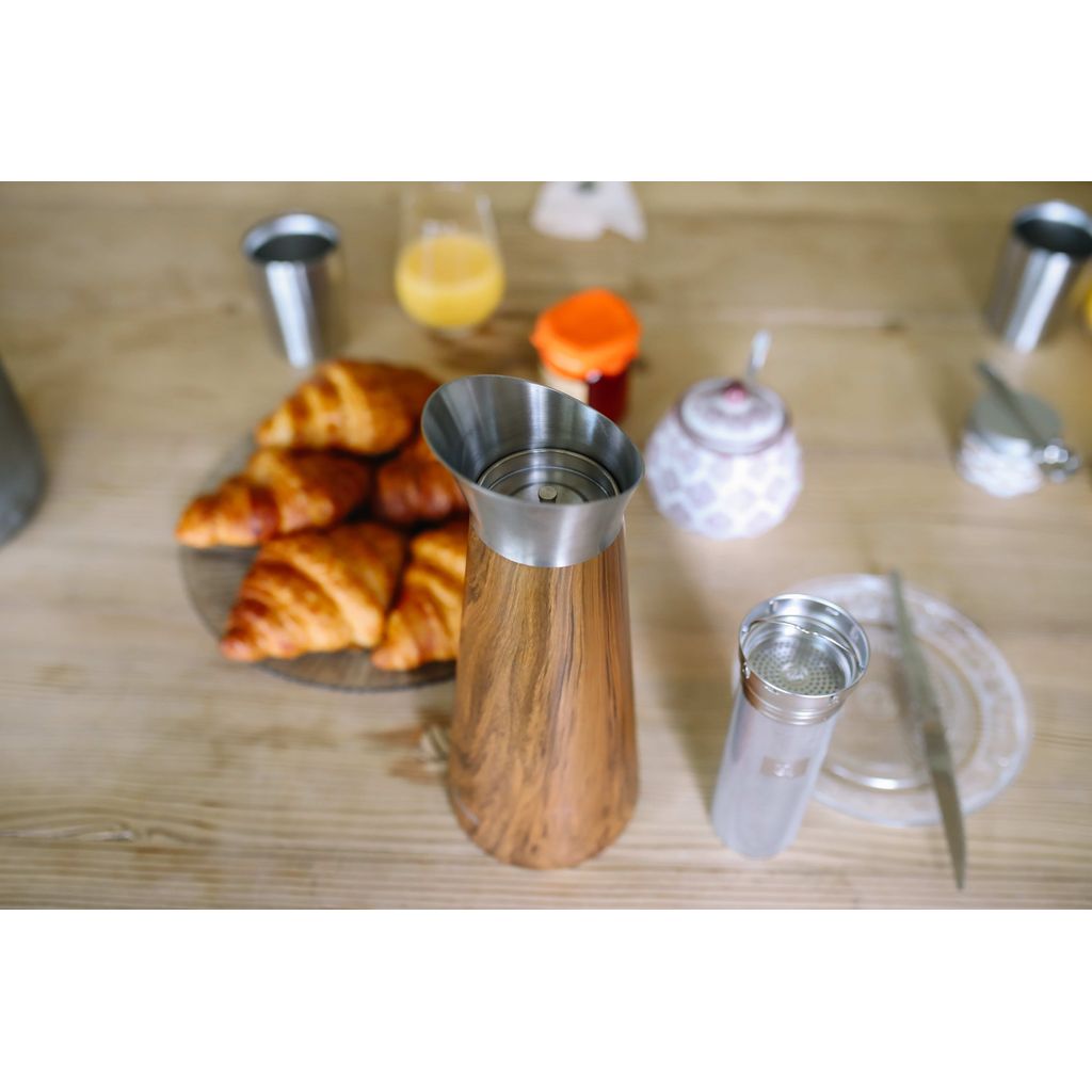 Carafe isotherme Wood 1L Qwetch - Culinarion
