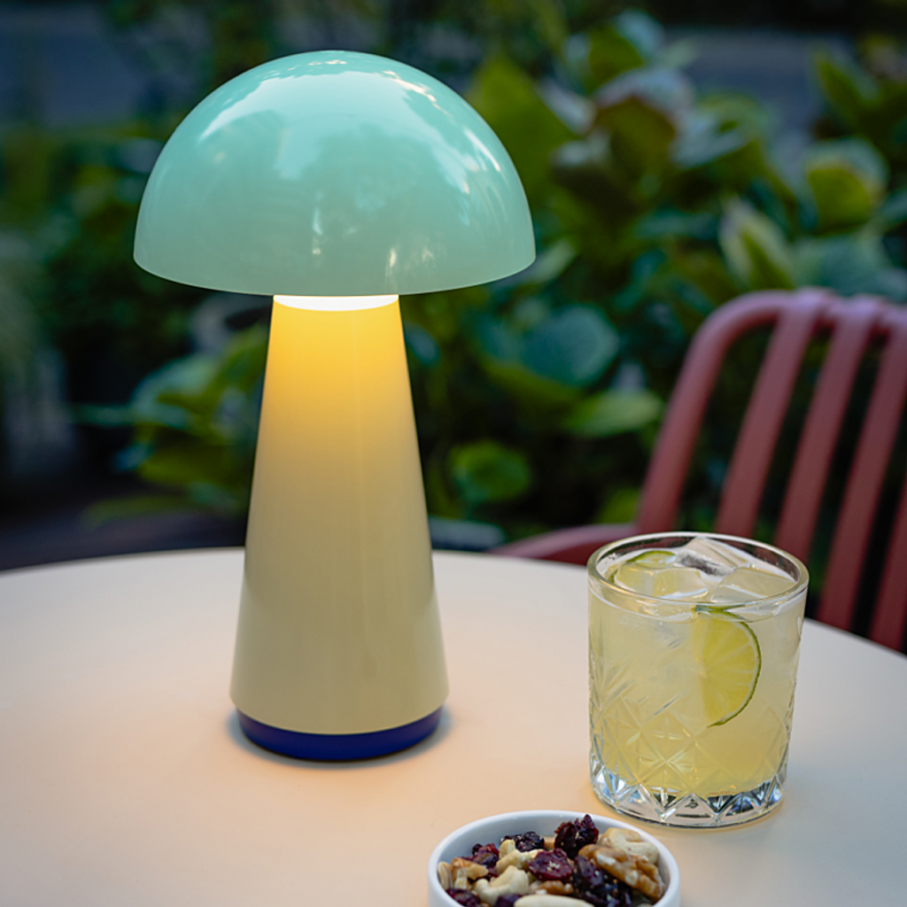 Lampe de table LED BOB 28 cm menthe Remember® - Ambiance & Styles
