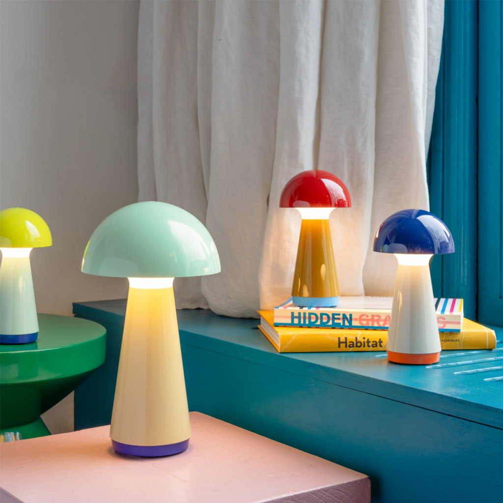 Lampe de table LED BOB 28 cm menthe Remember® - Ambiance & Styles