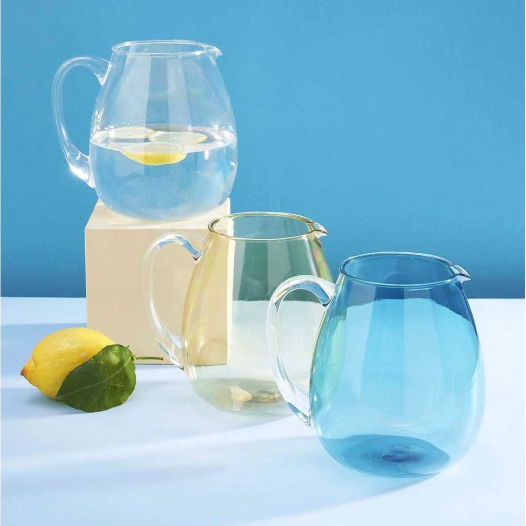 Carafe colorlife 2,5L transparente Rose & Tulipani - Ambiance & Styles