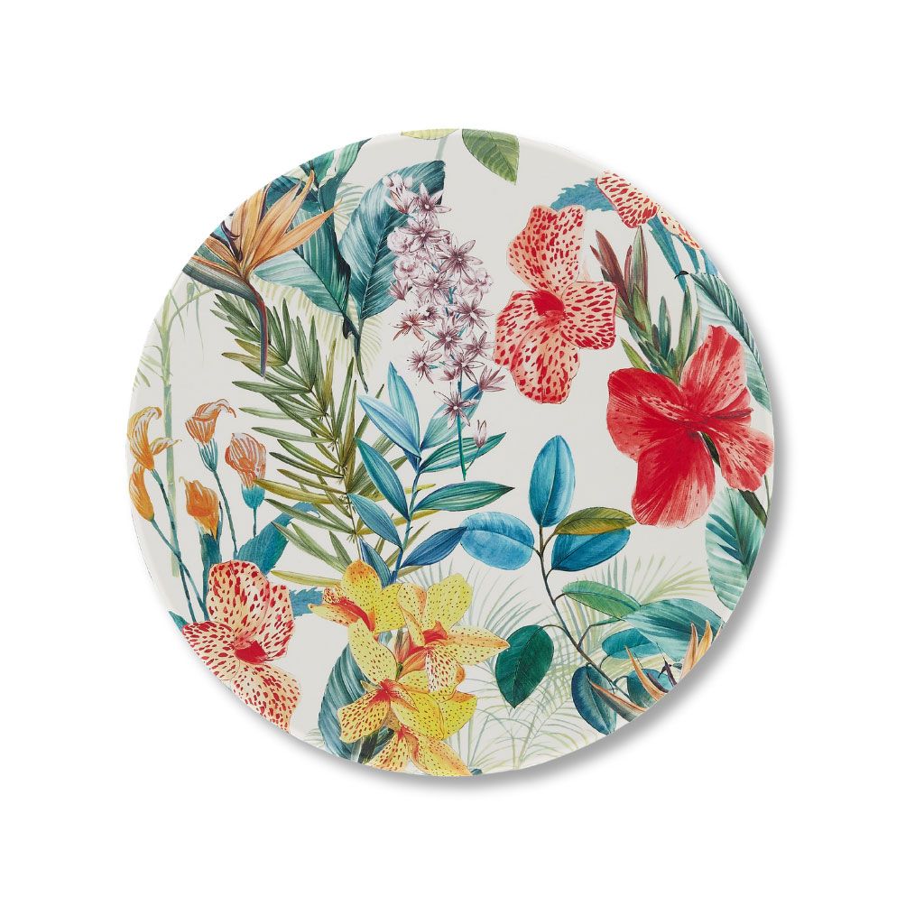 Assiette plate mélamine Garden 27,8 cm Touch mel - Ambiance & Styles