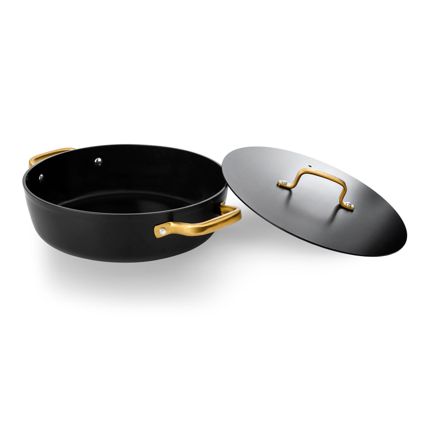 Sautoir Samoa Iconic noir D28 cm avec couvercle Arcos - Culinarion