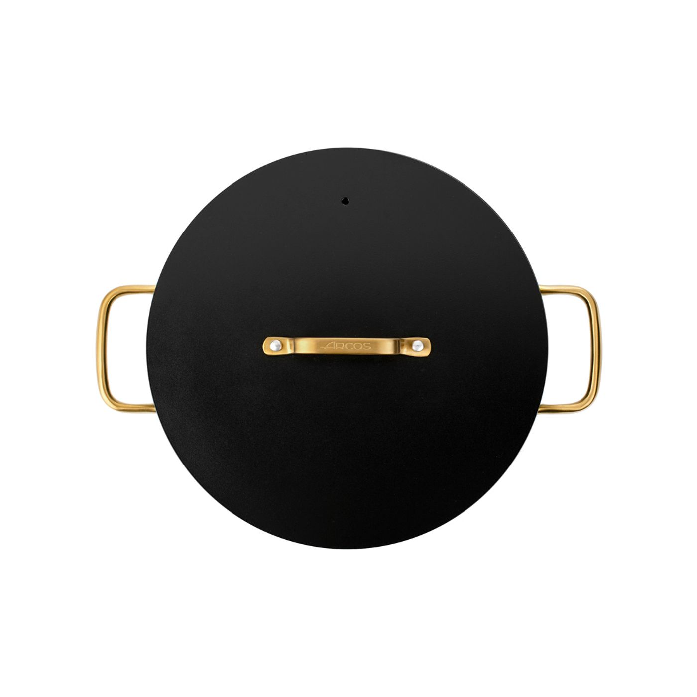 Sautoir Samoa Iconic noir D28 cm avec couvercle Arcos - Culinarion
