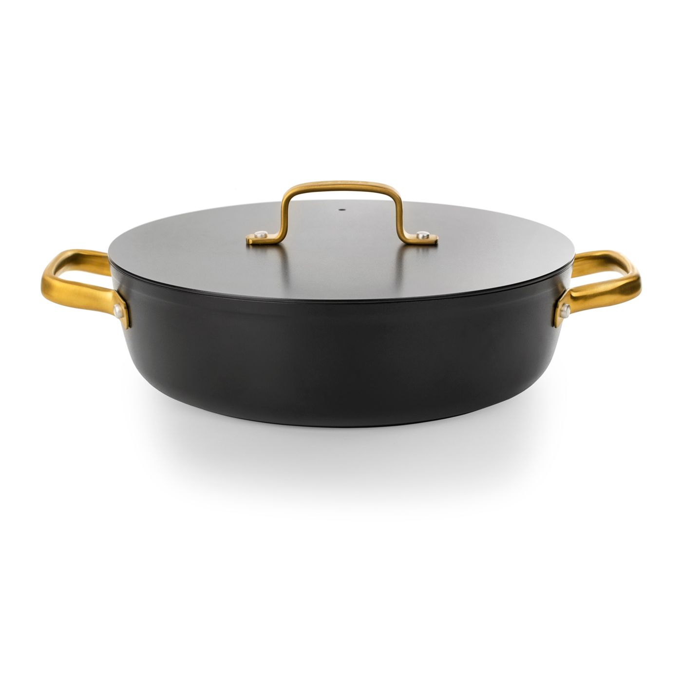 Sautoir Samoa Iconic noir D28 cm avec couvercle Arcos - Culinarion