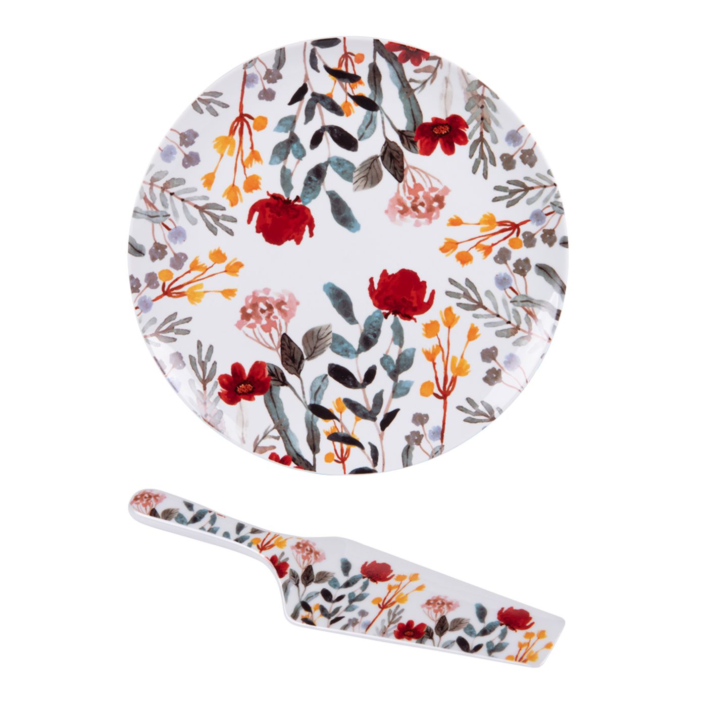 Plat à tarte 31cm + pelle Flor Table Passion - Ambiance & Styles
