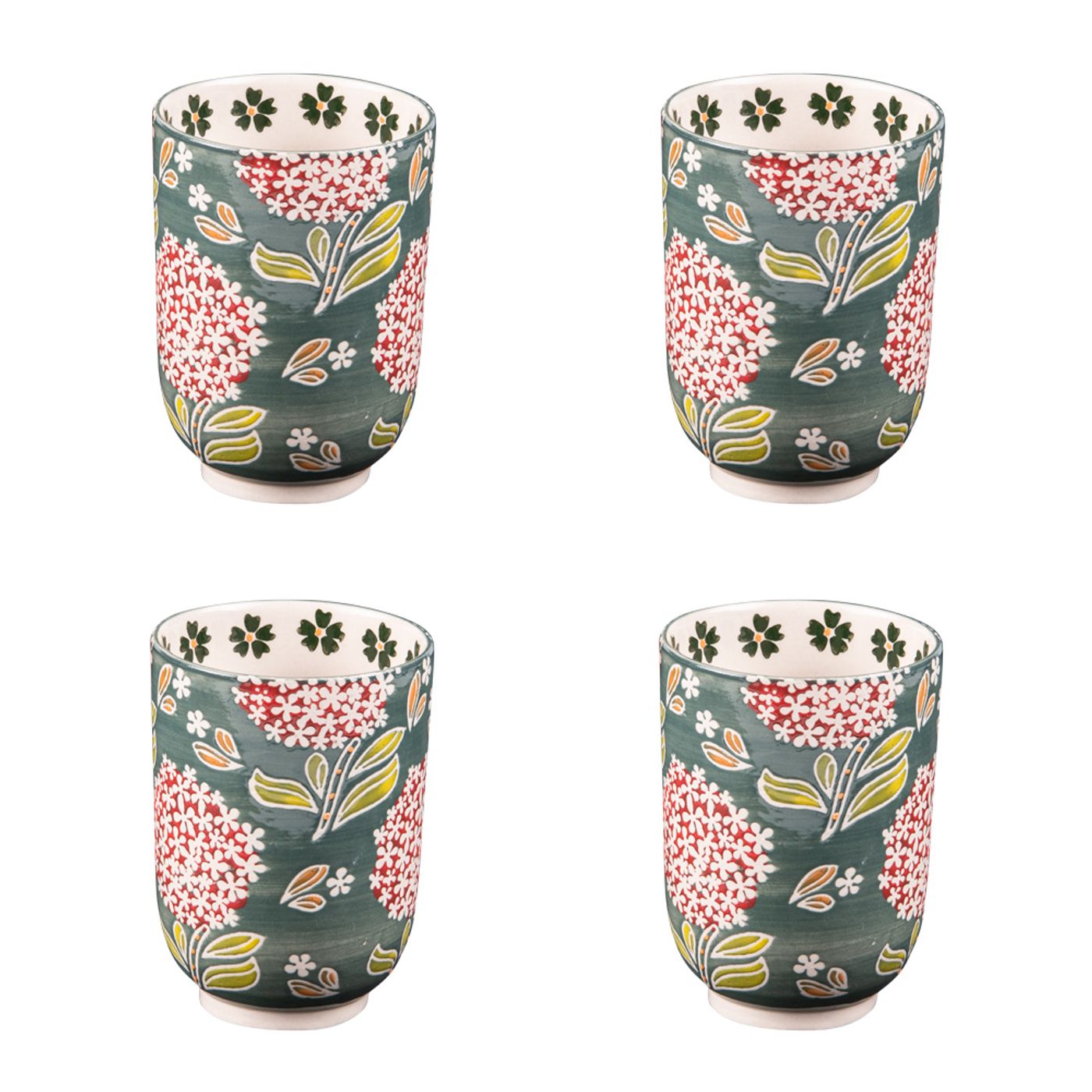 Coffret de 4 gobelets Cottage 35cl Table Passion - Ambiance & Styles