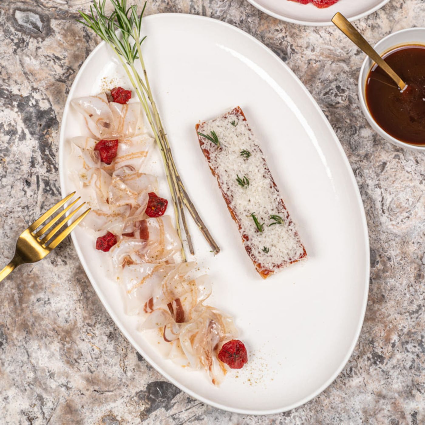 Plat ovale Ecume Table Passion - Ambiance & Styles