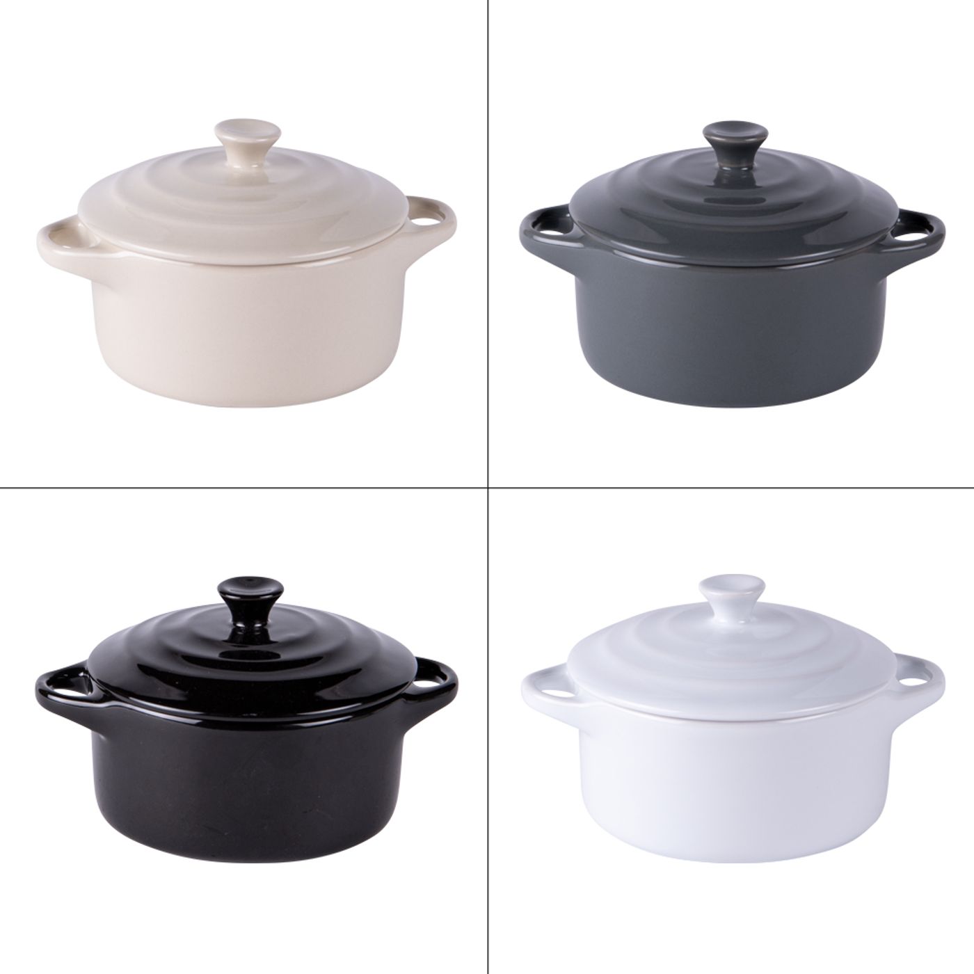 Coffret de 4 mini cocottes Zen Table Passion - Ambiance & Styles