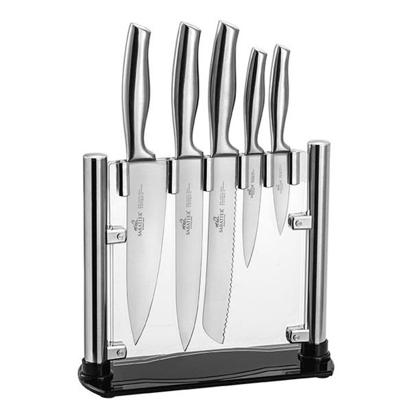 Bloc Fuji + 5 couteaux Orys Sabatier International® - Culinarion