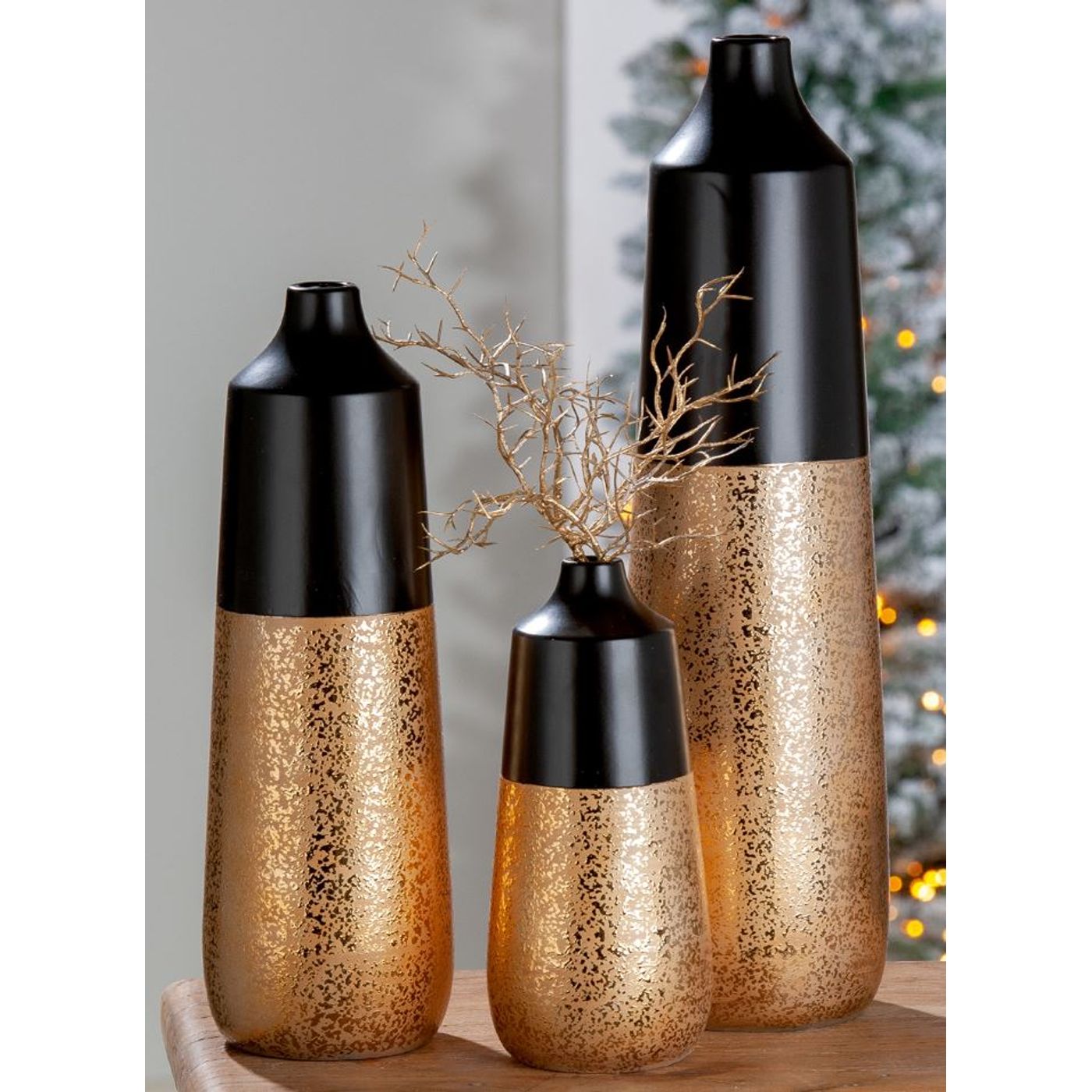 VASE BOUTEILLE TOMAR H. 24,5 cm Macrander Gilde - Ambiance & Styles