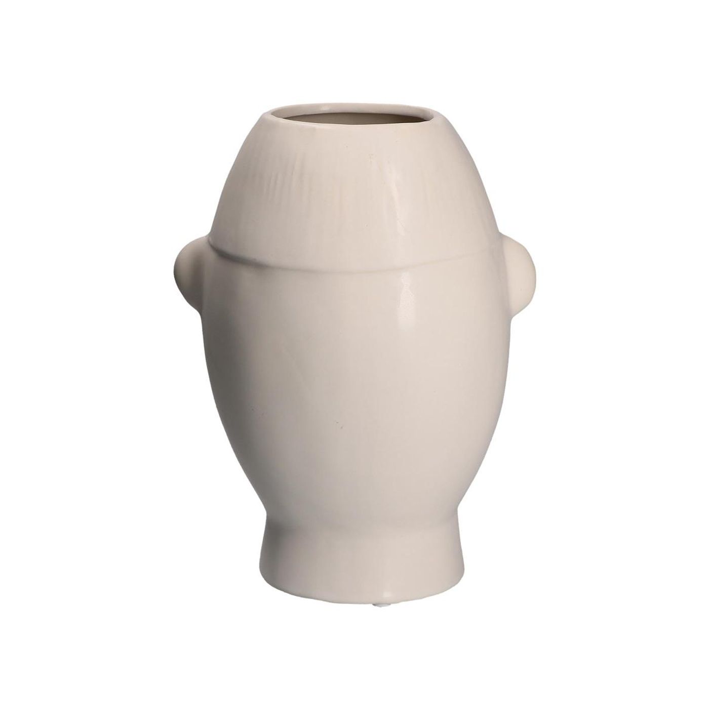 Vase visage homme en céramique Andréa doré H19cm Rituali Domestici ...