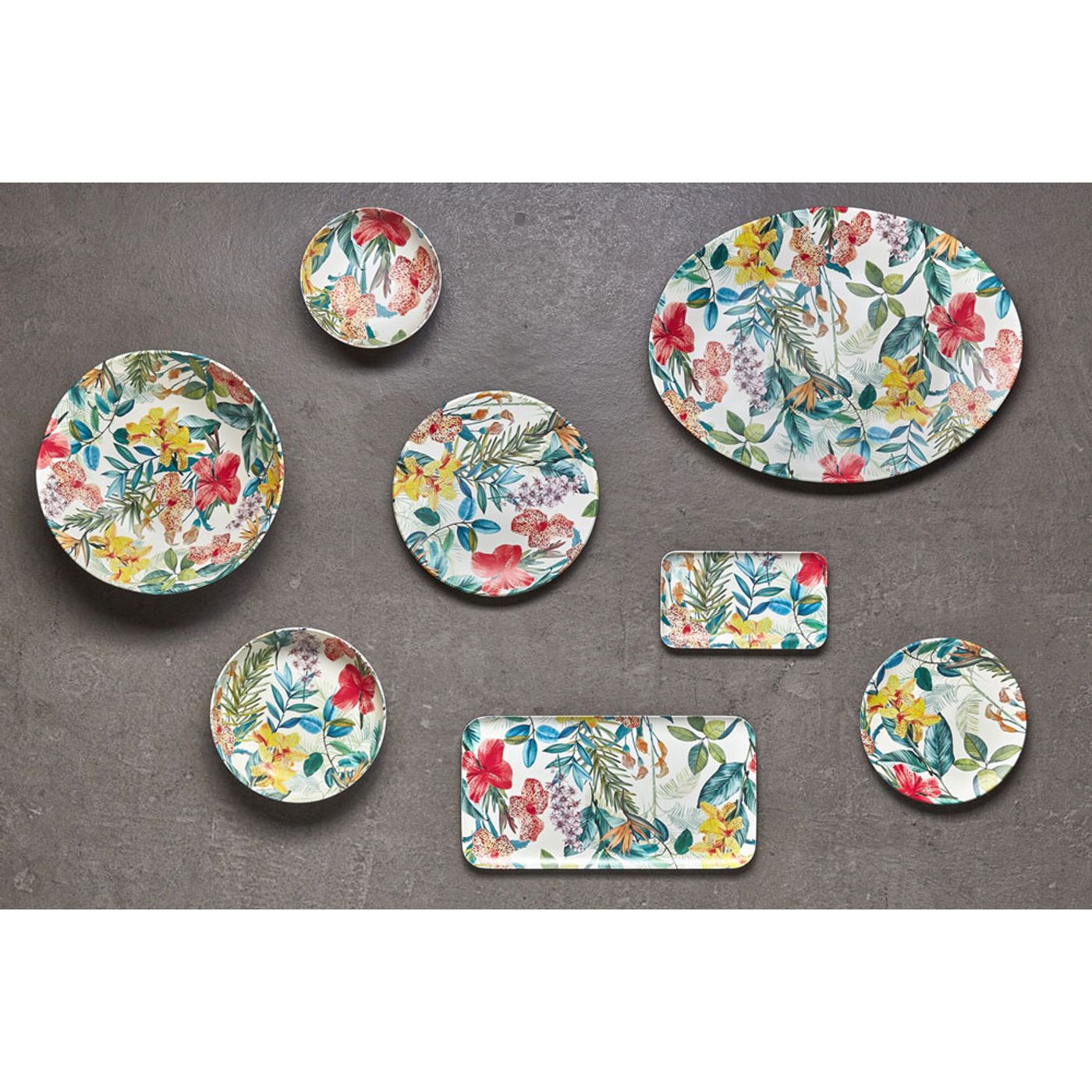 Plateau mélamine Garden 38 x 19 cm Touch mel - Ambiance & Styles