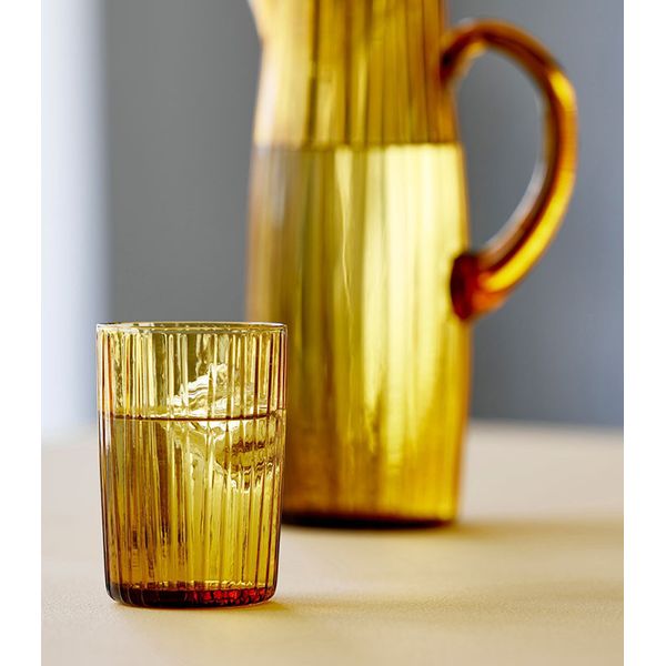 Set de 4 verres KUSINTHA ambres 28cl BITZ - Ambiance & Styles