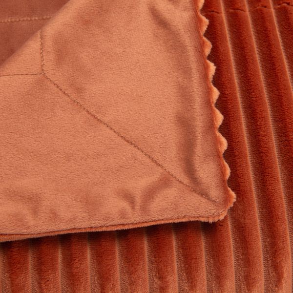 PLAID SULTAN TERRACOTTA 130 X 170 CM - Ambiance & Styles