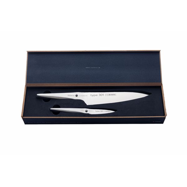 Coffret de 2 couteaux 301 CHROMA TYPE 301 DESIGN BY F.A. PORSCHE ...