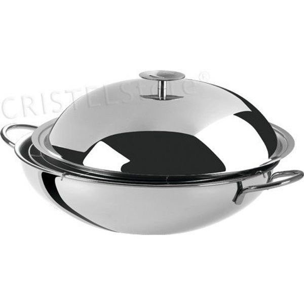 Wok inox 34cm Cristel - Ambiance & Styles