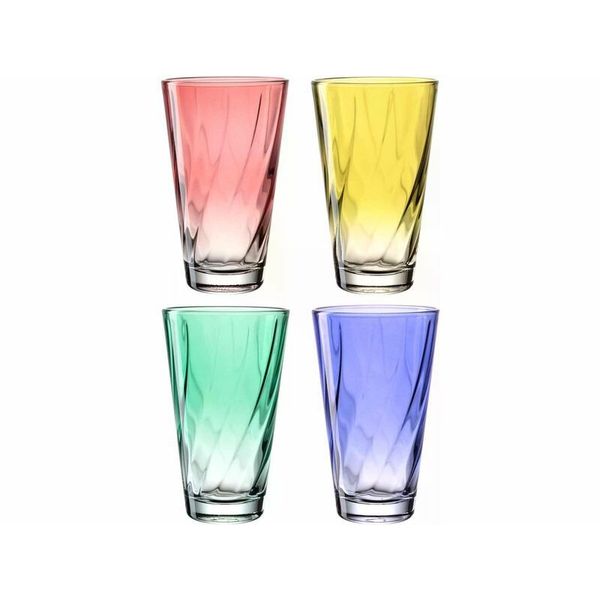 Lot de 4 verres hauts Twist 30 cl LEONARDO - Ambiance & Styles