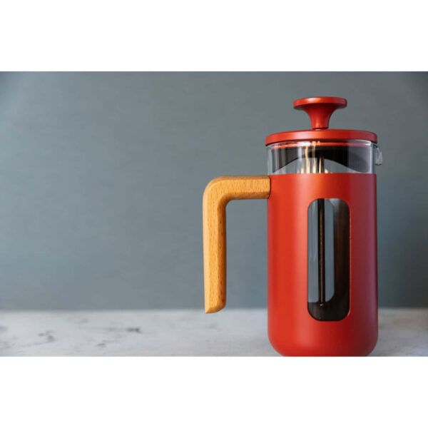 Cafetière à piston Pisa 3 tasses rouge LA CAFETIERE - Ambiance & Styles