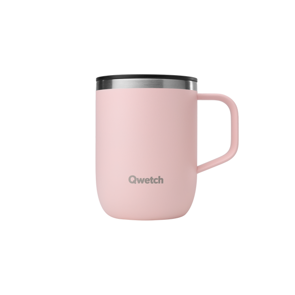 Mug isotherme rose pastel 350 ml Qwetch - Ambiance & Styles