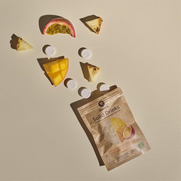 Solid drinks BOOST Fruits exotiques QWETCH - Culinarion